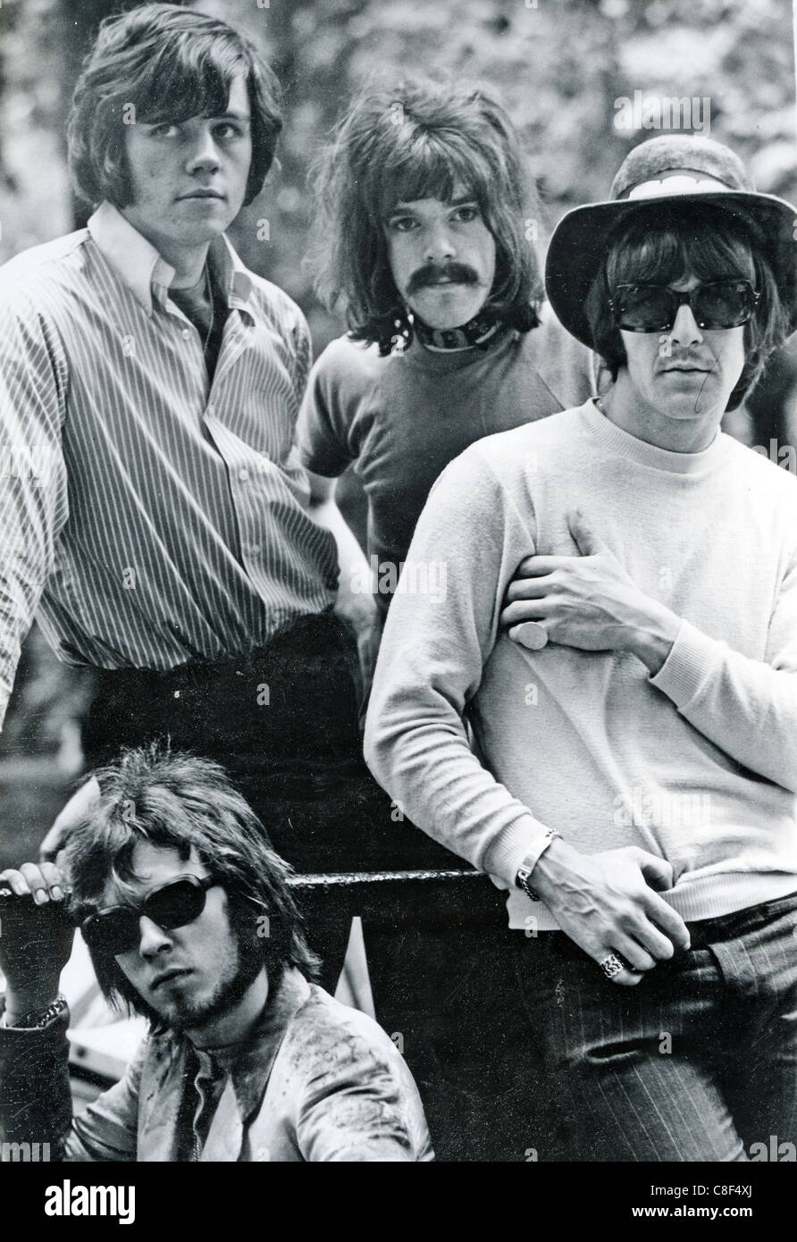 THE MOVE UK pop group in July 1968. From left: Bev Bevan, Trev Burton ...