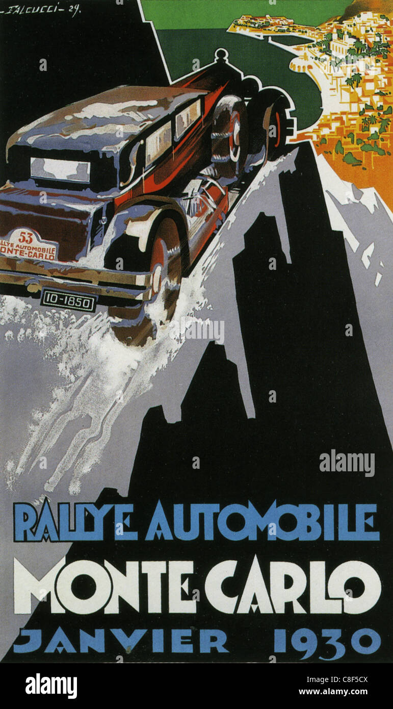 MONTE CARLO RALLY 1930 Stock Photo - Alamy