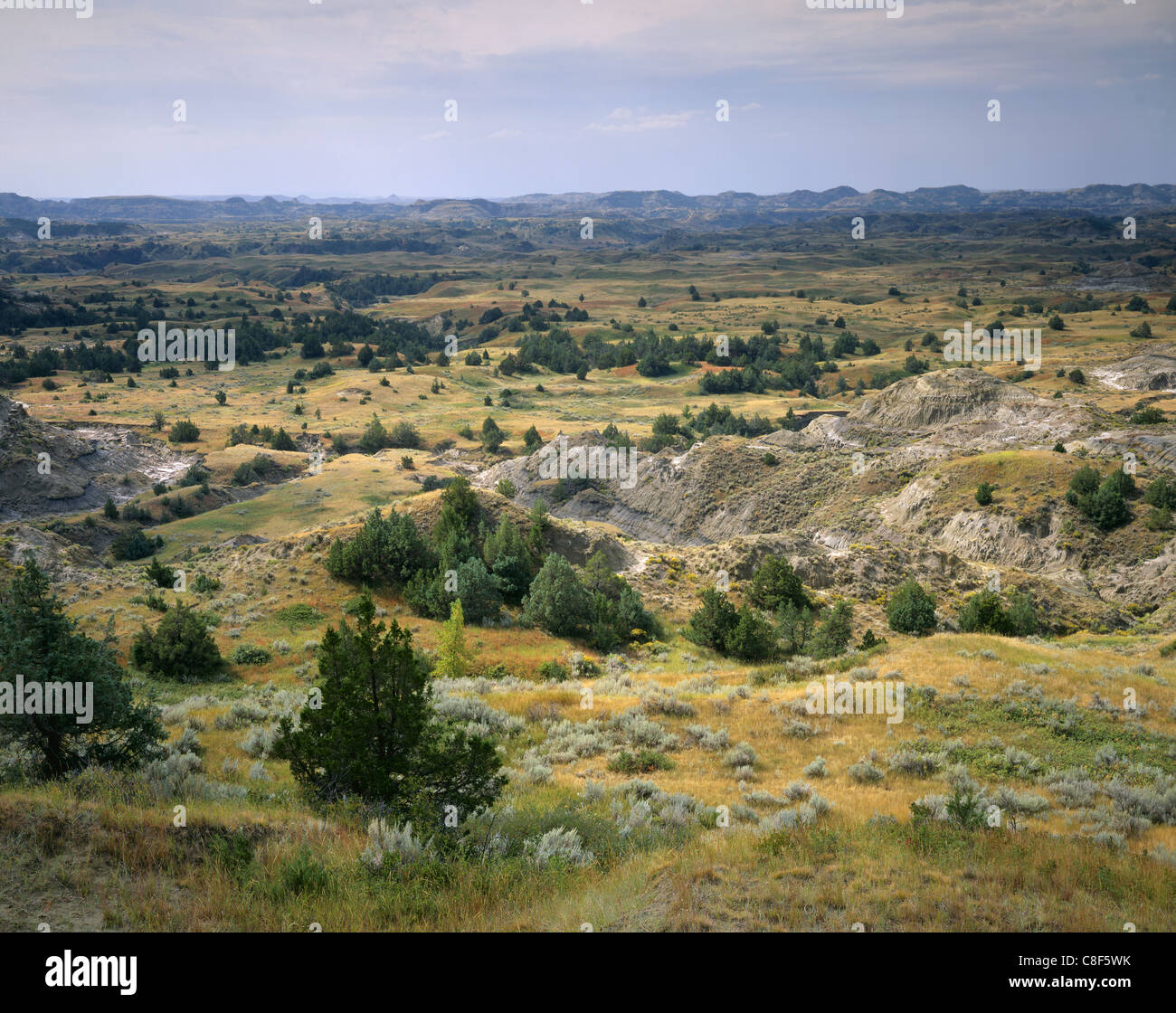 AA02197-01...NORTH DAKOTA - Overlooking the Badlands from Scenic Loop ...