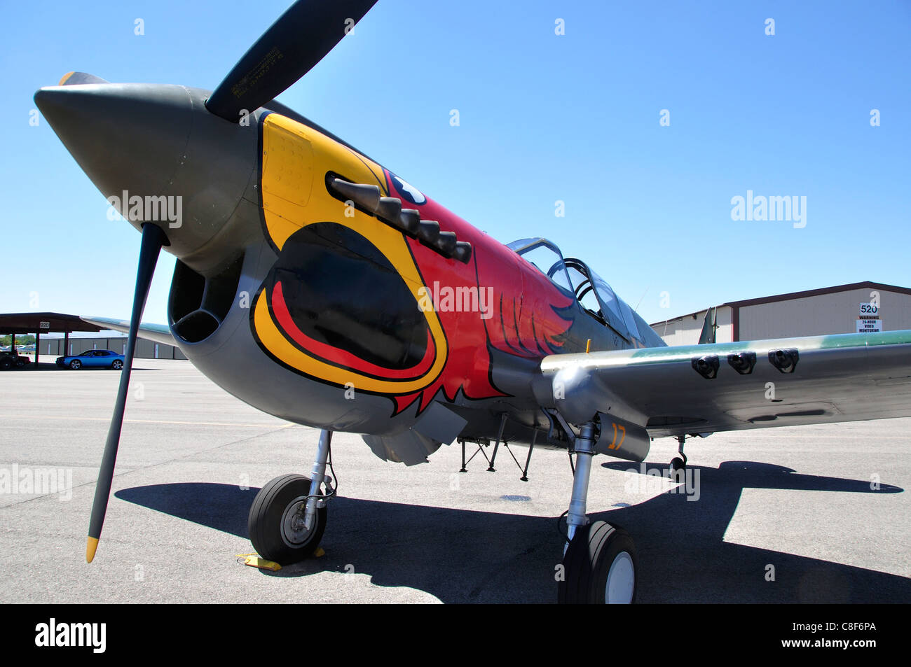 Curtiss P-40N Warhawk at the Warhawk Aviation Museum at Nampa Municipal ...