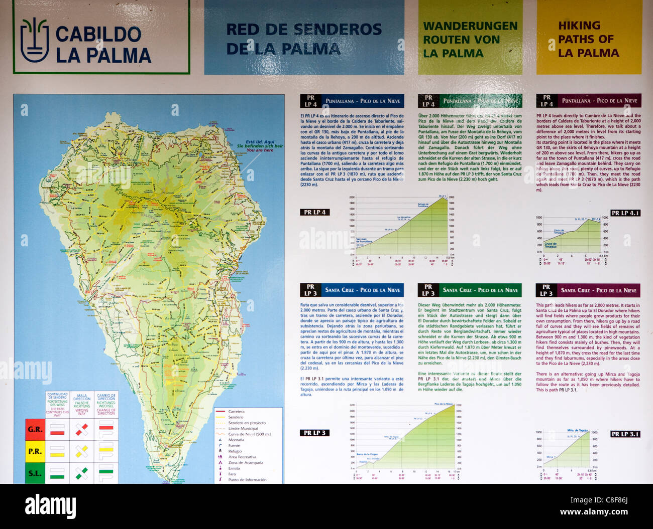 Map la palma hi-res stock photography and images - Alamy