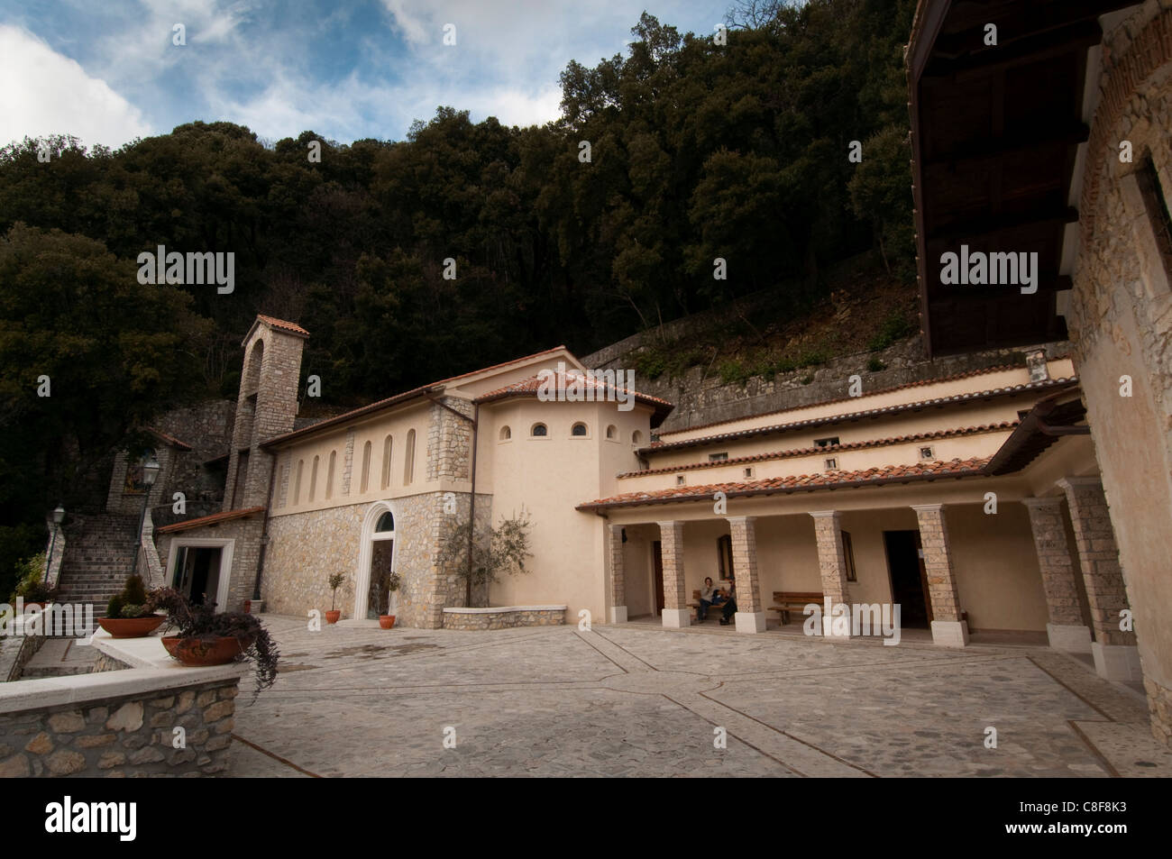 Franciscan sanctuary of Greccio, Greccio, Rieti, Lazio (Latium, Italy ...