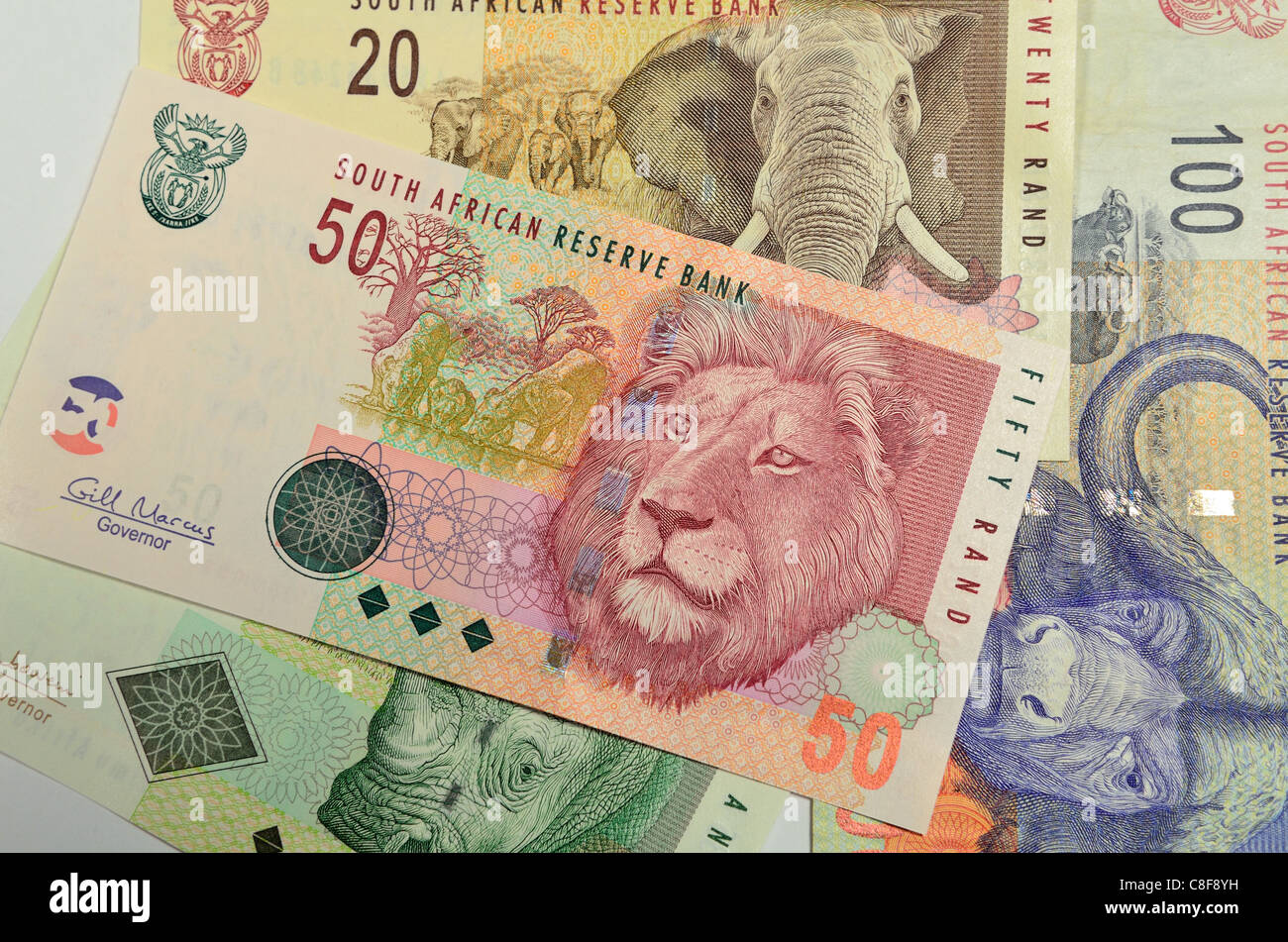 South african money notes hi-res stock photography and images - Alamy
