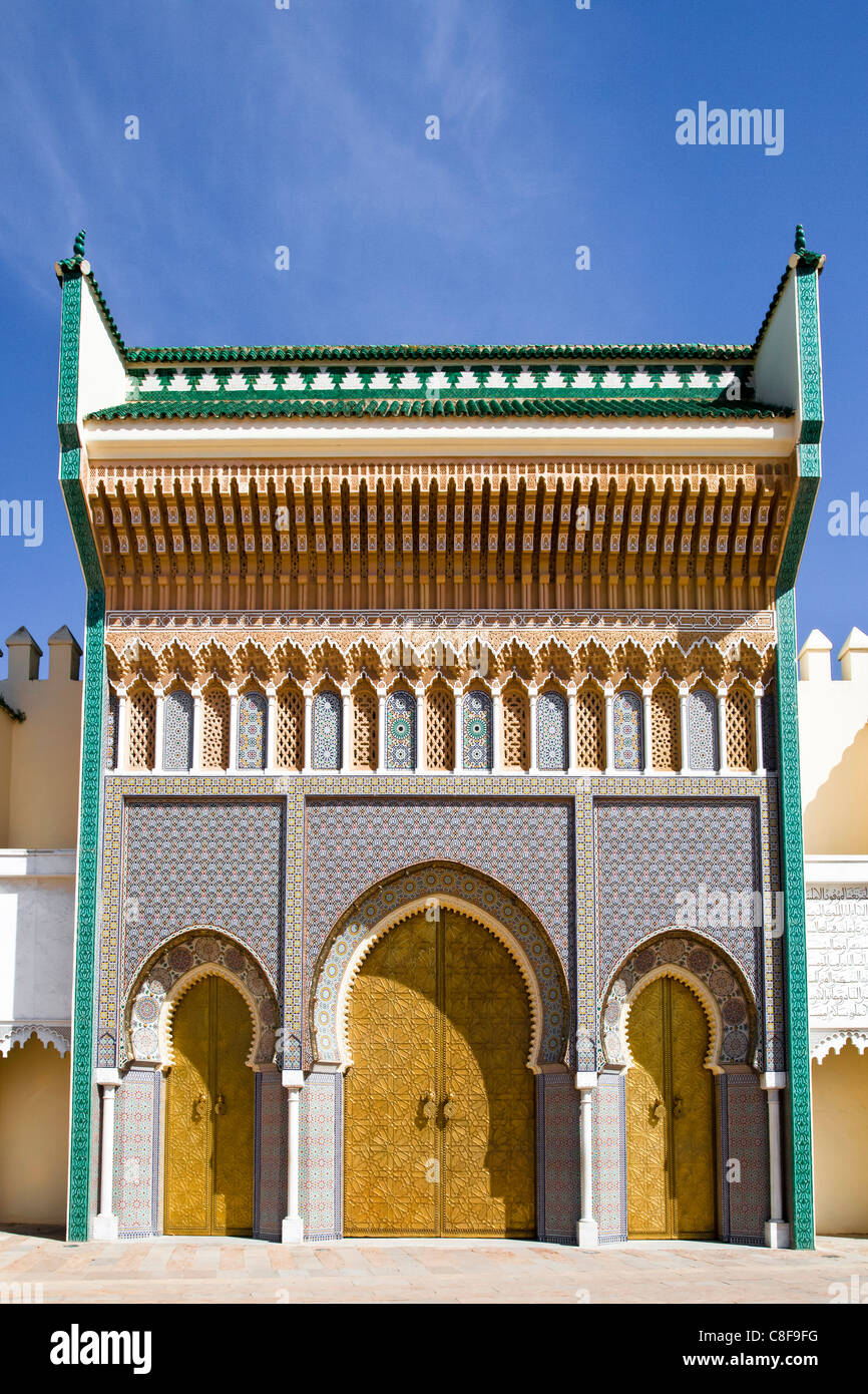 Morocco, North Africa, Africa, fez, Fez, palace, king's palace ...