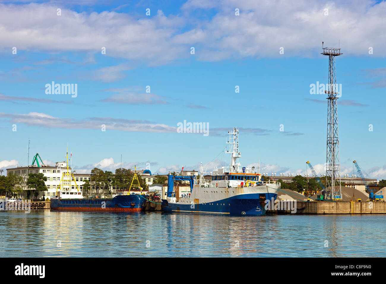 View port of Gdynia, Poland Stock Photo - Alamy