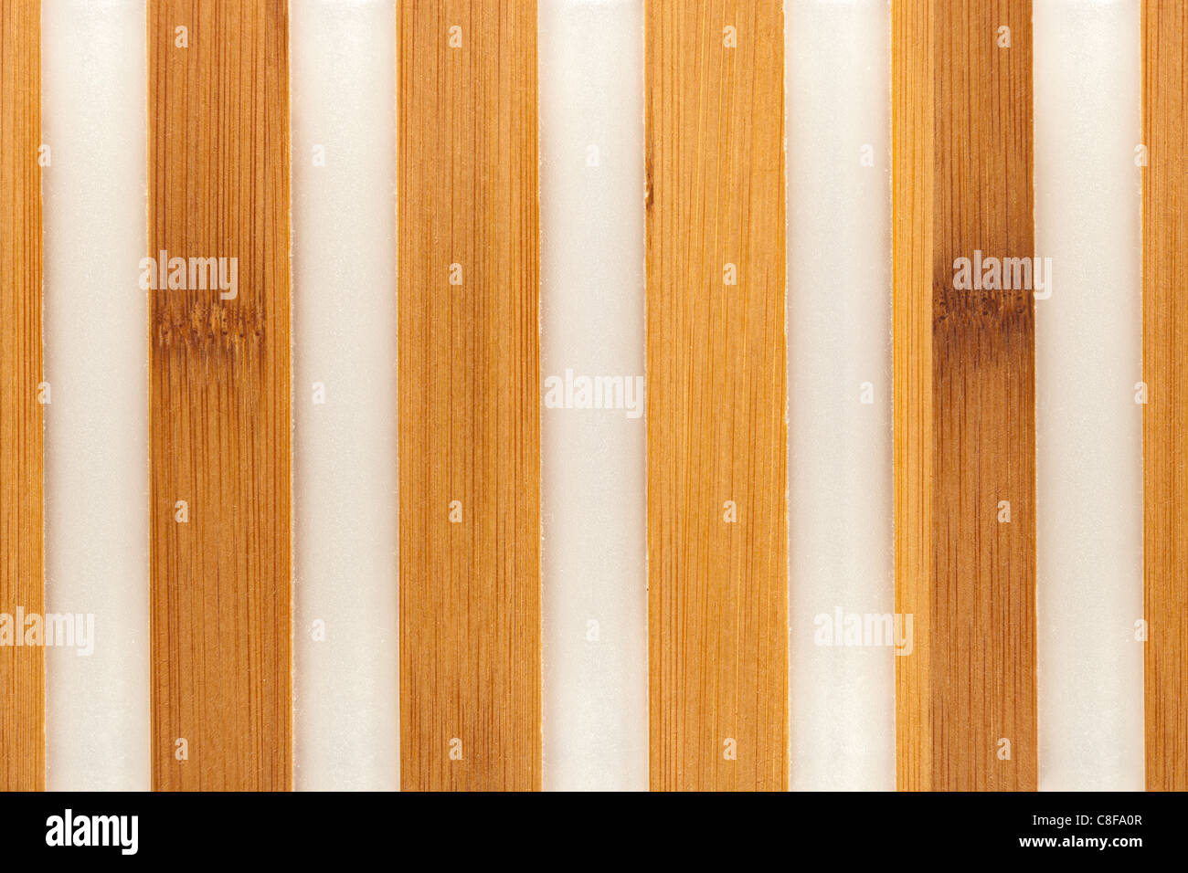 Texture of wooden strips embedded in the plastic Stock Photo - Alamy