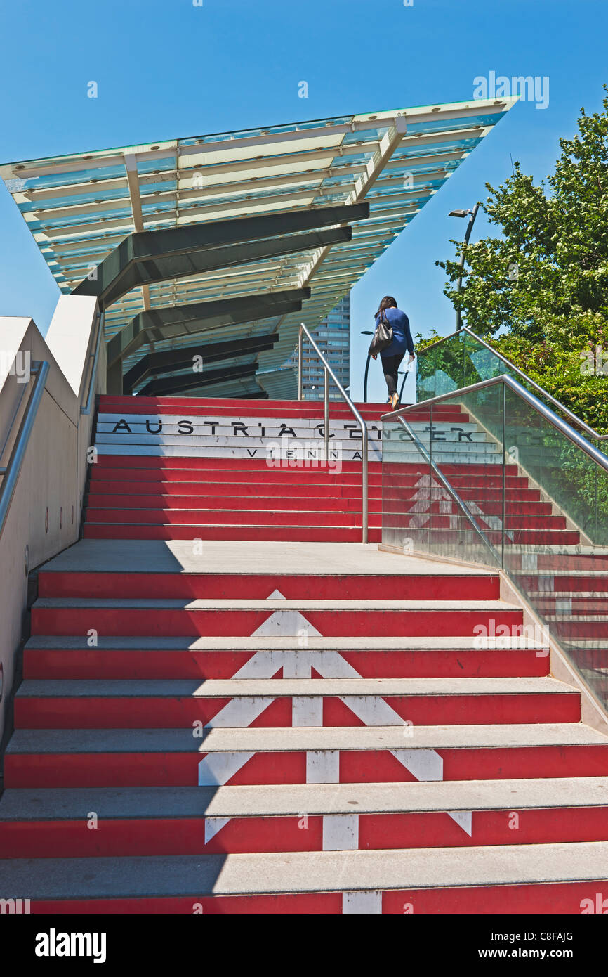 Steps to Austria Center Vienna (ACV). It is Austria's largest ...