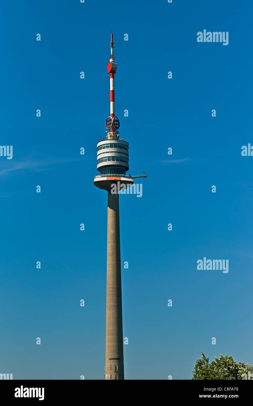 The Danube Tower is an lookout tower in the Danube Park. Vienna ...