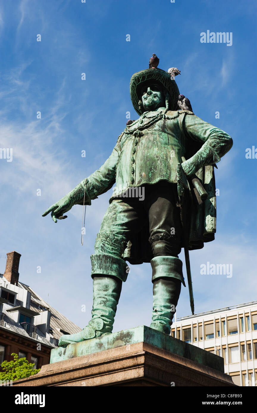 Statue of Christian IV, Oslo, Norway, Scandinavia Stock Photo - Alamy