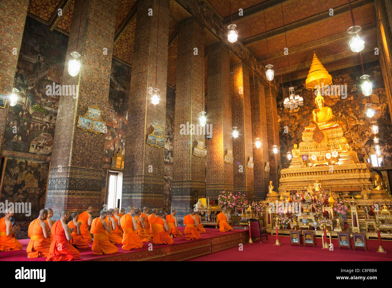 Asia, Thailand, Bangkok, Wat Po, Wat Poh, Temple, Temples, Thai Temple ...