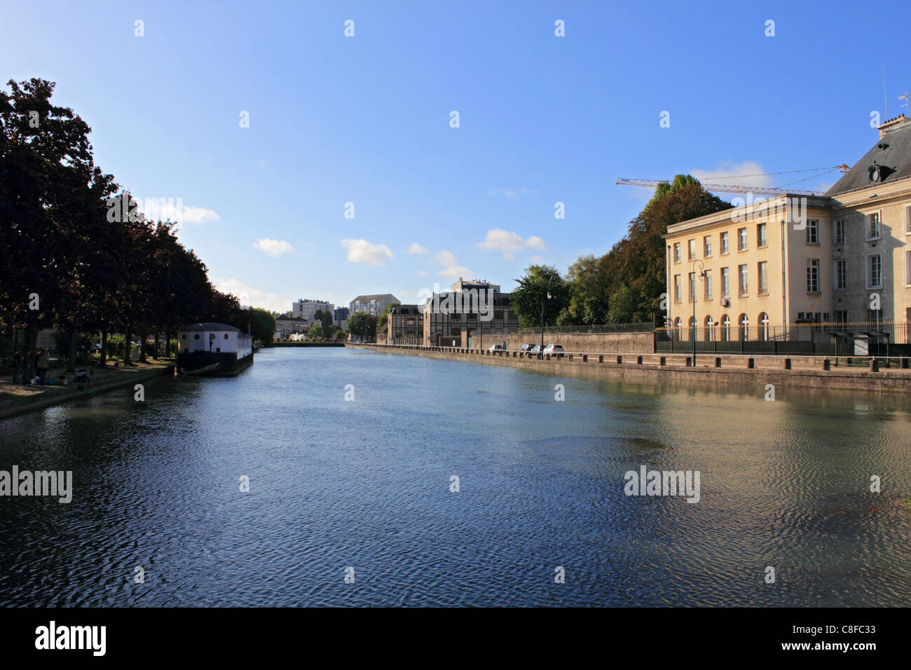 Troyes france canal hi-res stock photography and images - Alamy