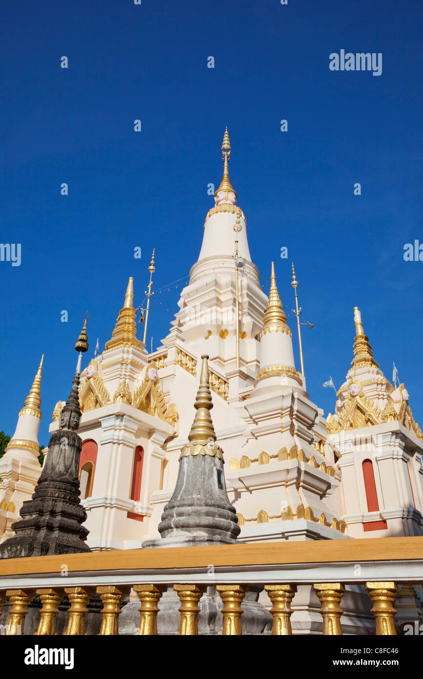 Asia, Cambodia, Phnom Penh, Wat Botum, Monastery, Monastery, Temple ...