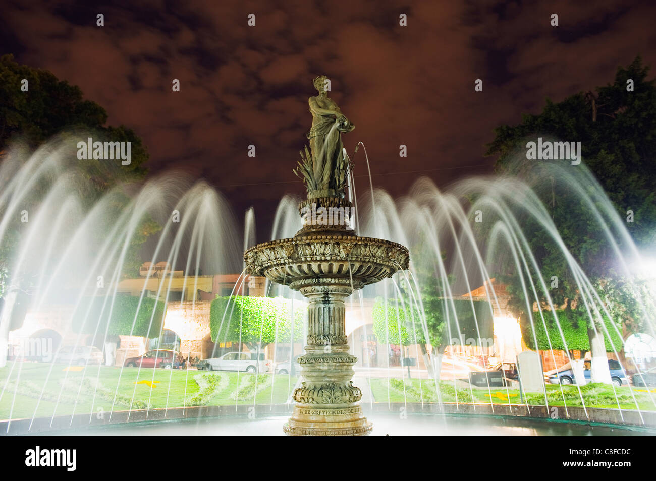 Fuente Las Tarascas, Morelia, Michoacan state, Mexico Stock Photo - Alamy