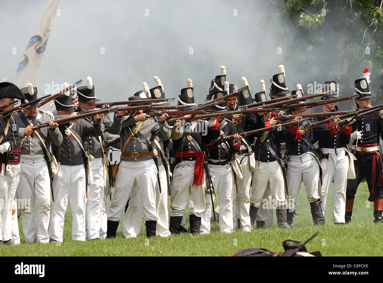 American infantry firing line hi-res stock photography and images - Alamy
