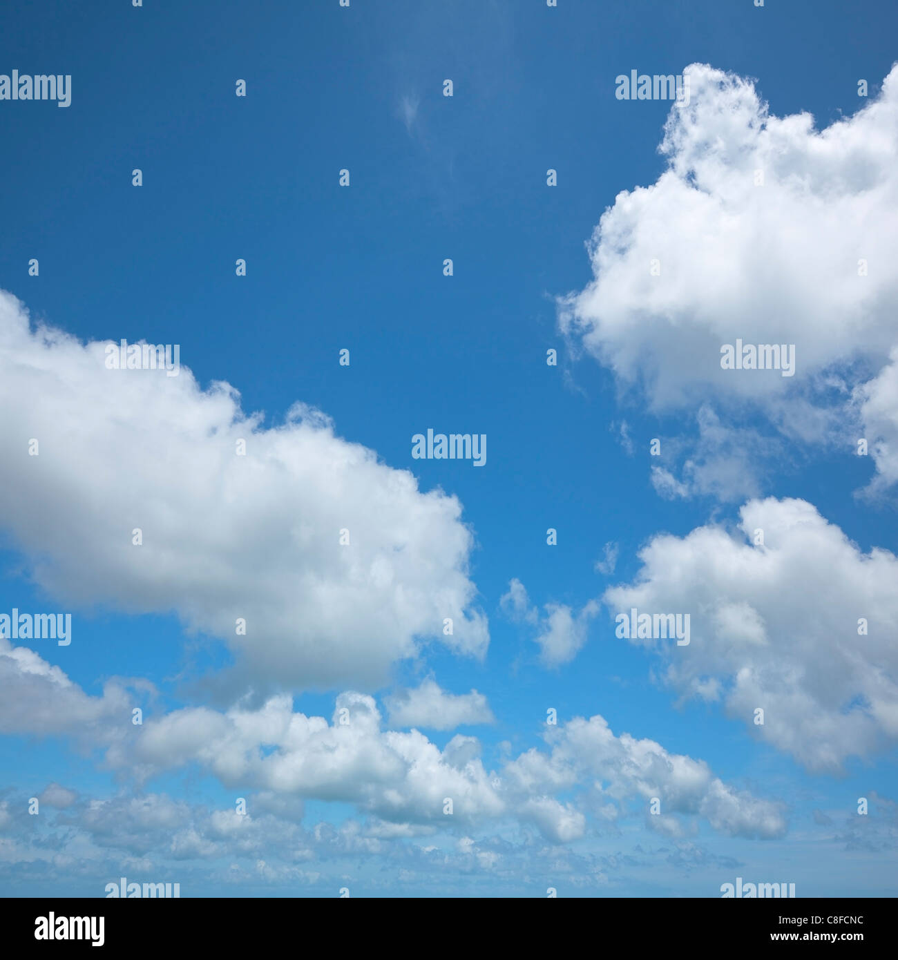 Sky background. Square crop. Made from two shots, stitched together to ...