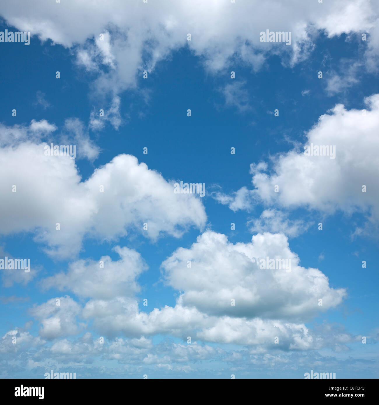 Sky background in high resolution. Square crop. Made from two shots ...