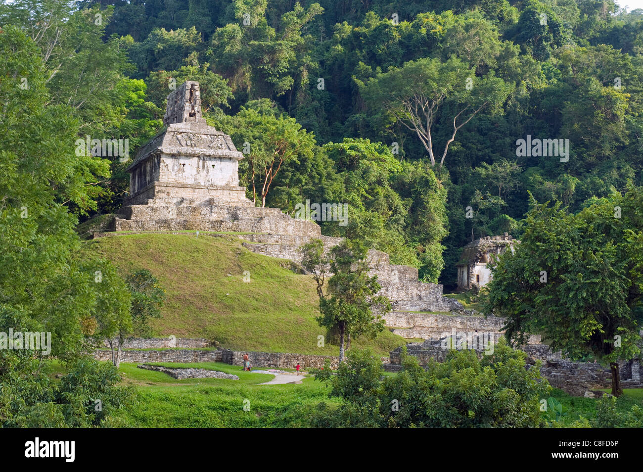 Mayan ruins, Palenque, UNESCO World Heritage Site, Chiapas state ...