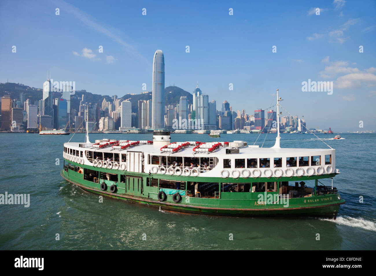 Asia, China, Hong Kong, Hongkong, Central, Victoria Harbour, Harbour ...