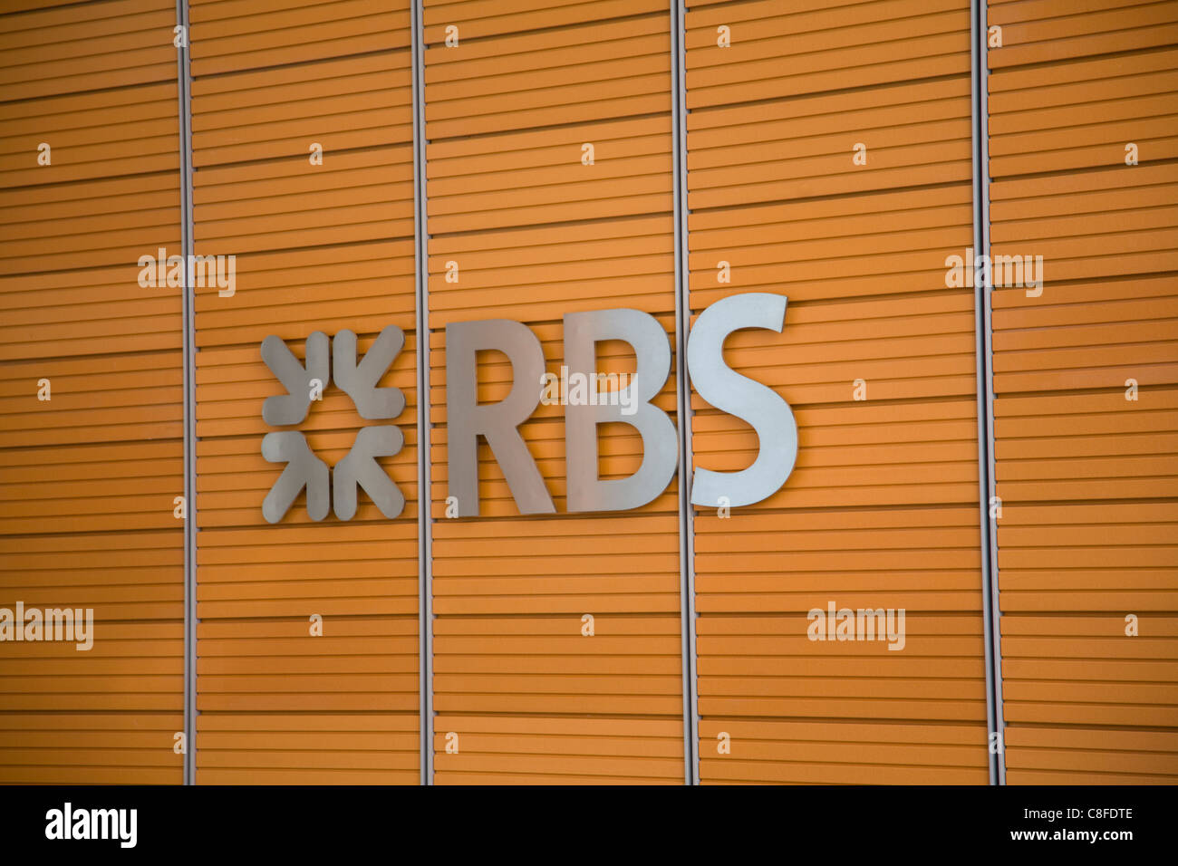 royal bank of scotland RBS logo outside their bank offices in sydney ...