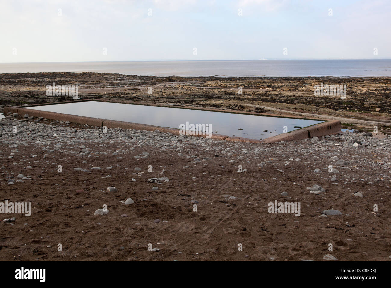 Seawater Swimming Pool at Watchet Stock Photo - Alamy
