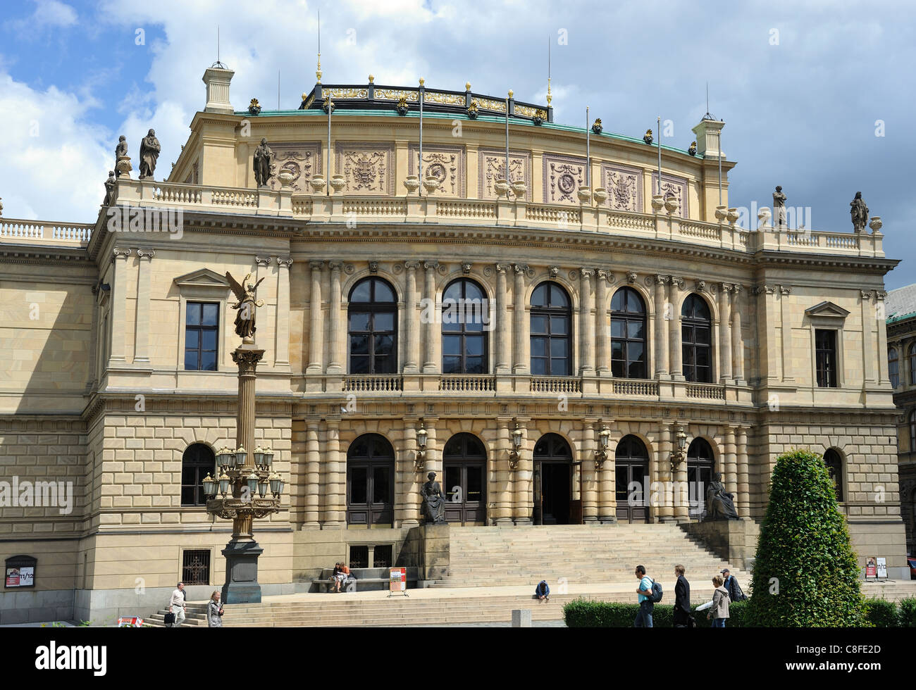 Rudolfinum Concert Hall and Exhibition Space a neo-renaissance building ...