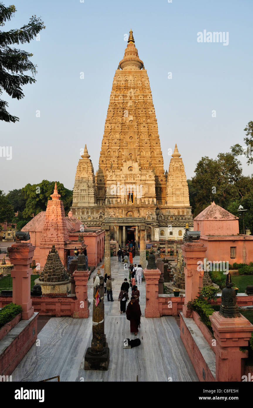 Mahabodhi Temple, UNESCO World Heritage Site, Bodh Gaya (Bodhgaya, Gaya ...