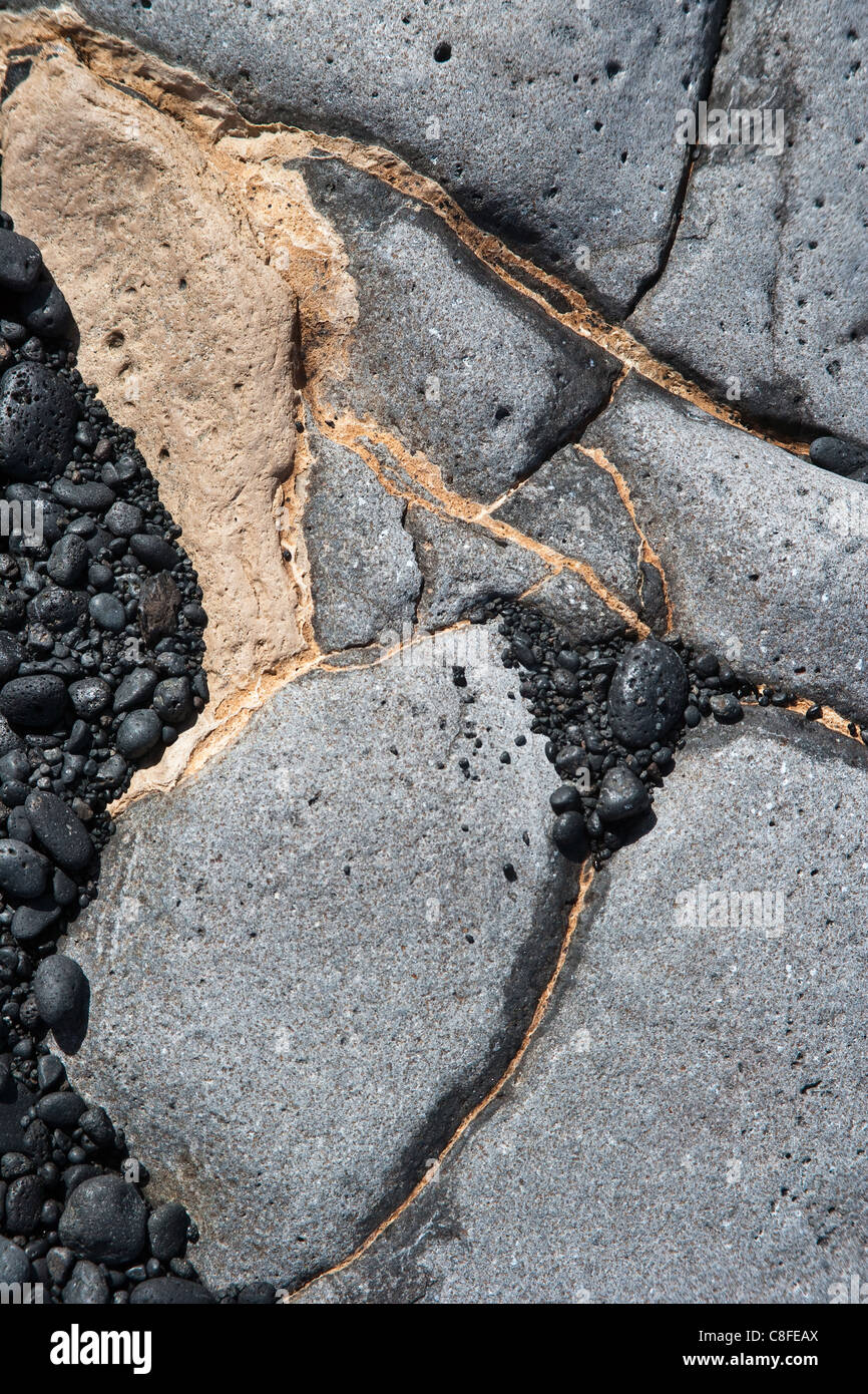 Playa de Janubio, Canaries, Canary islands, isle, pebbles, pebble ...
