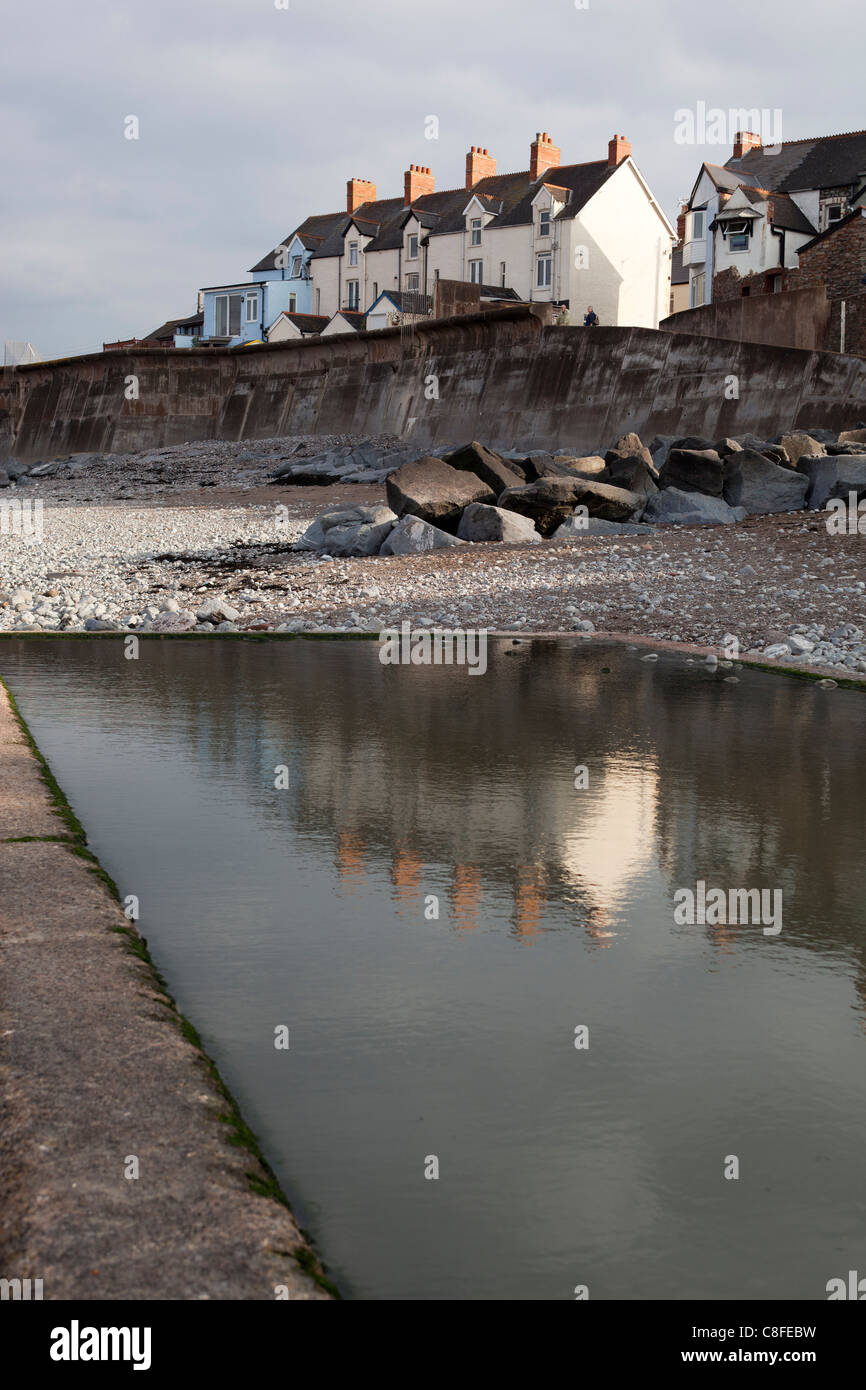 Seawater Swimming Pool at Watchet Stock Photo - Alamy