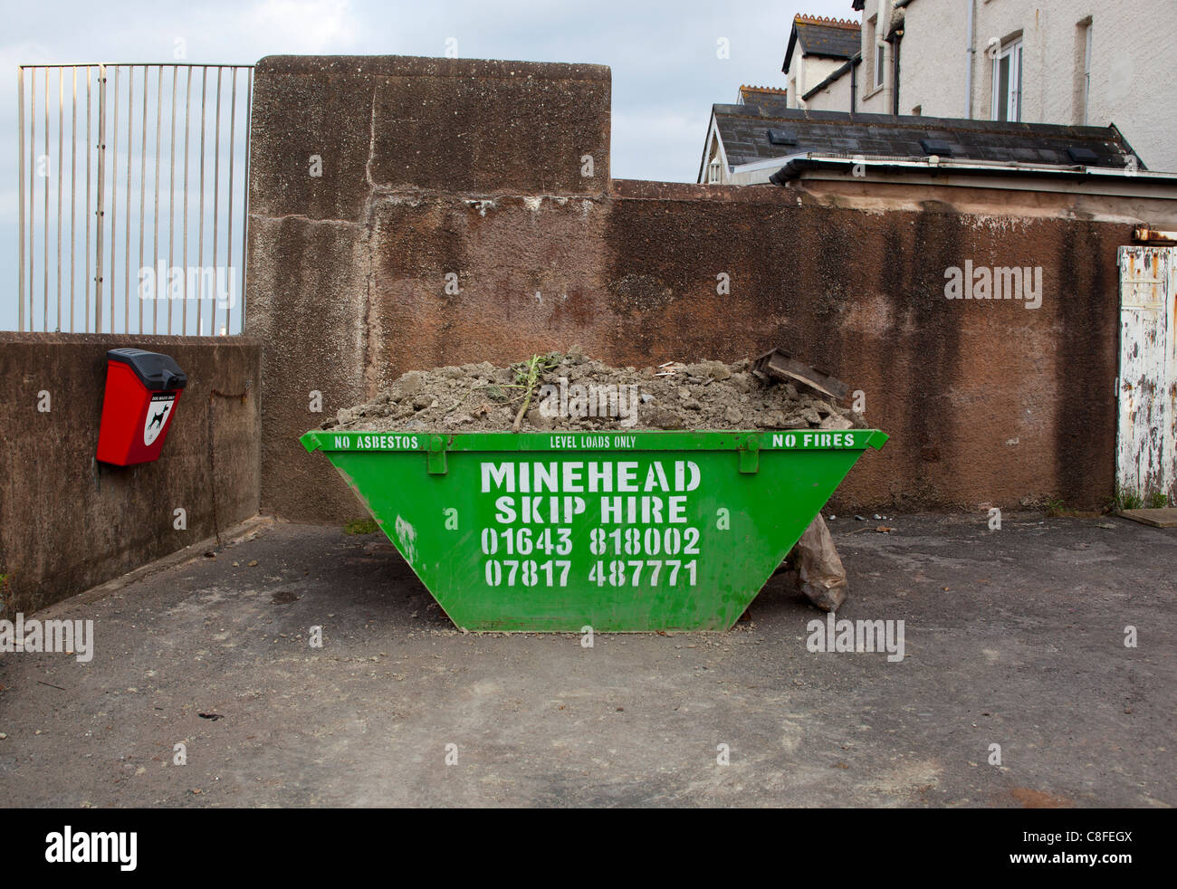 Skip rubble hi-res stock photography and images - Alamy