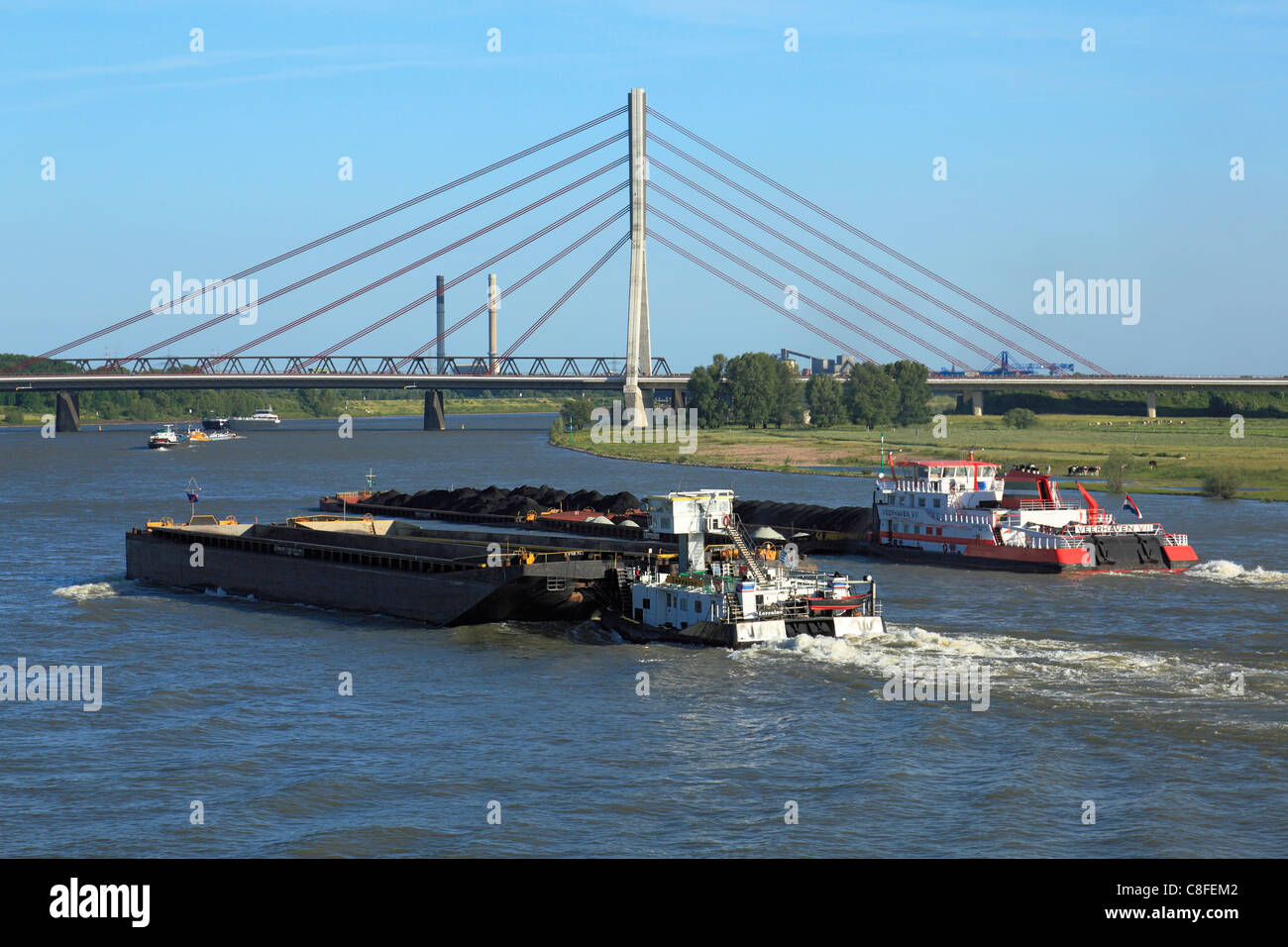 Rhine bridge wesel germany hi-res stock photography and images - Alamy