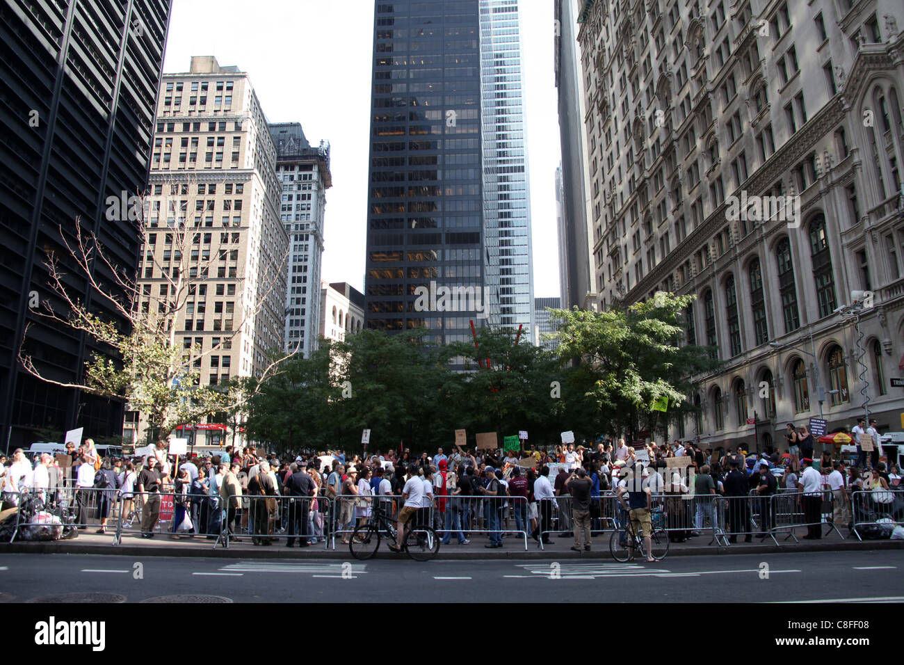 Occupy Wall Street in October 2011 Stock Photo - Alamy
