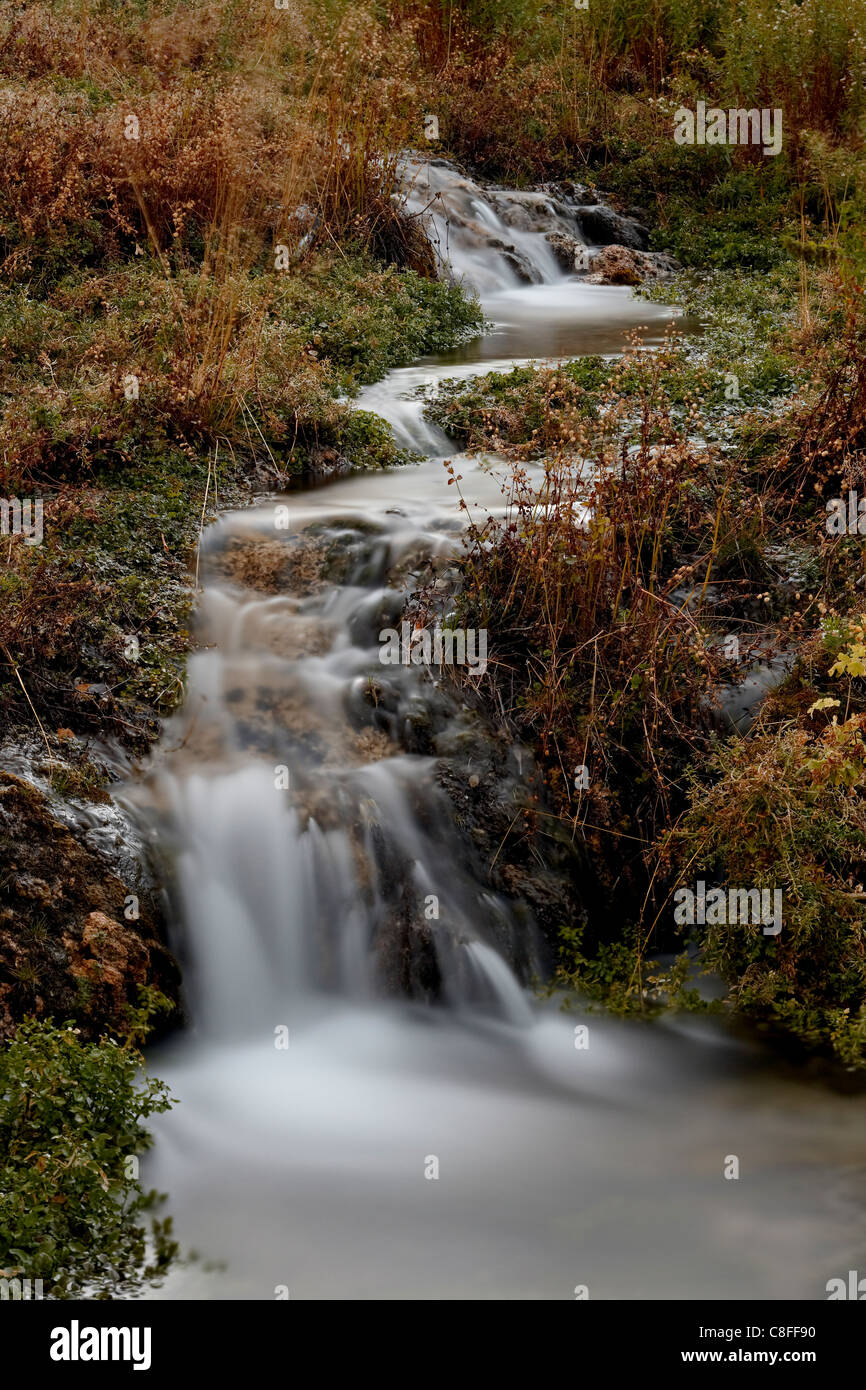 Cascades at Cascade Springs in the fall, Uinta National Forest, Utah ...