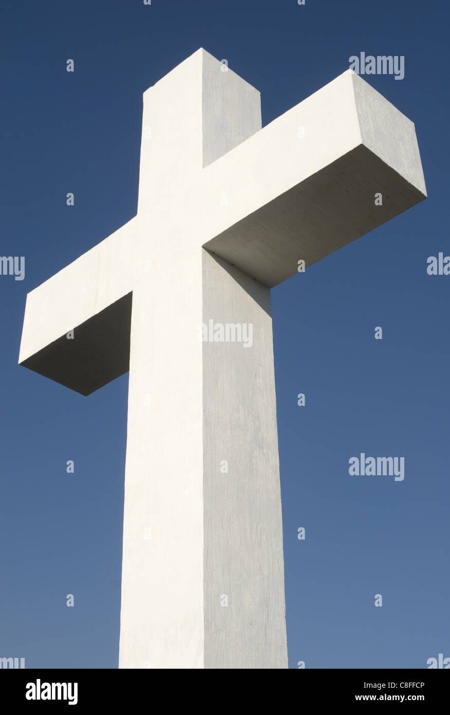 Monumental Cross Against Blue Sky Stock Photo - Alamy