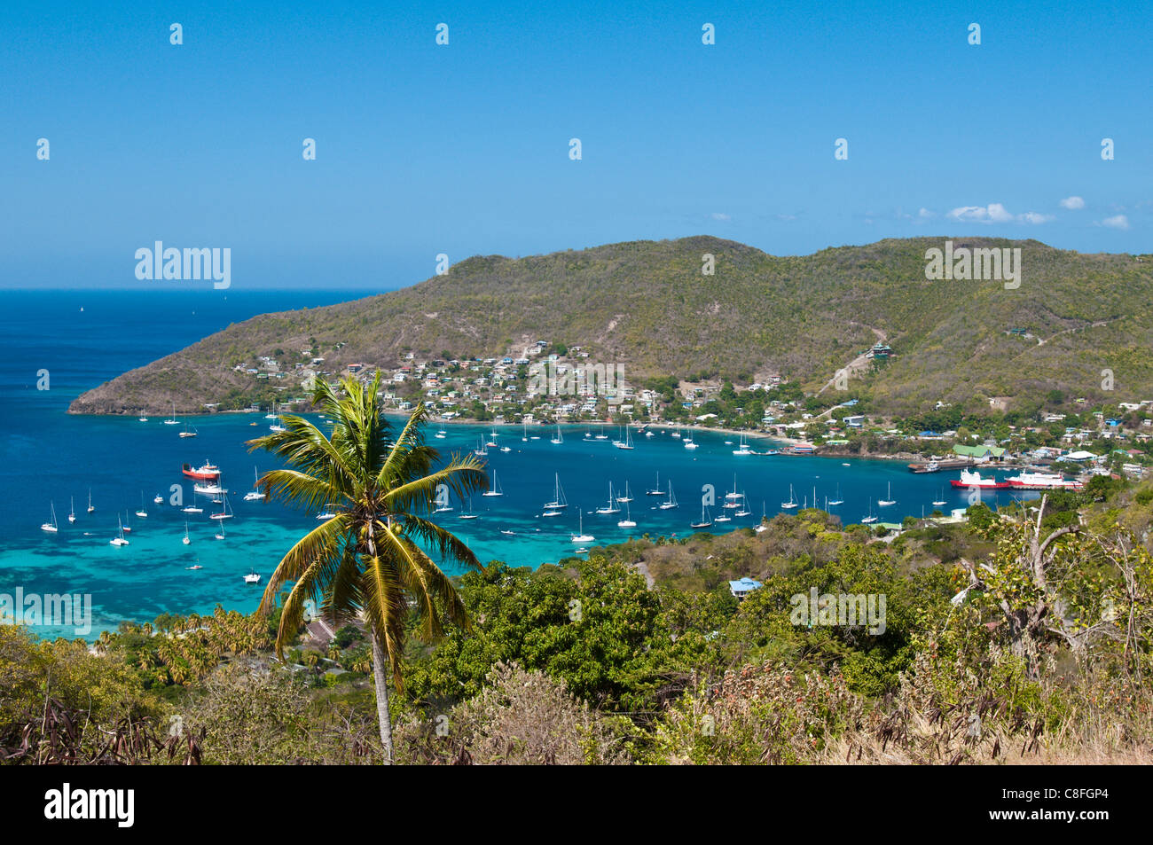 Port Elizabeth harbour, Bequia, St. Vincent and The Grenadines ...