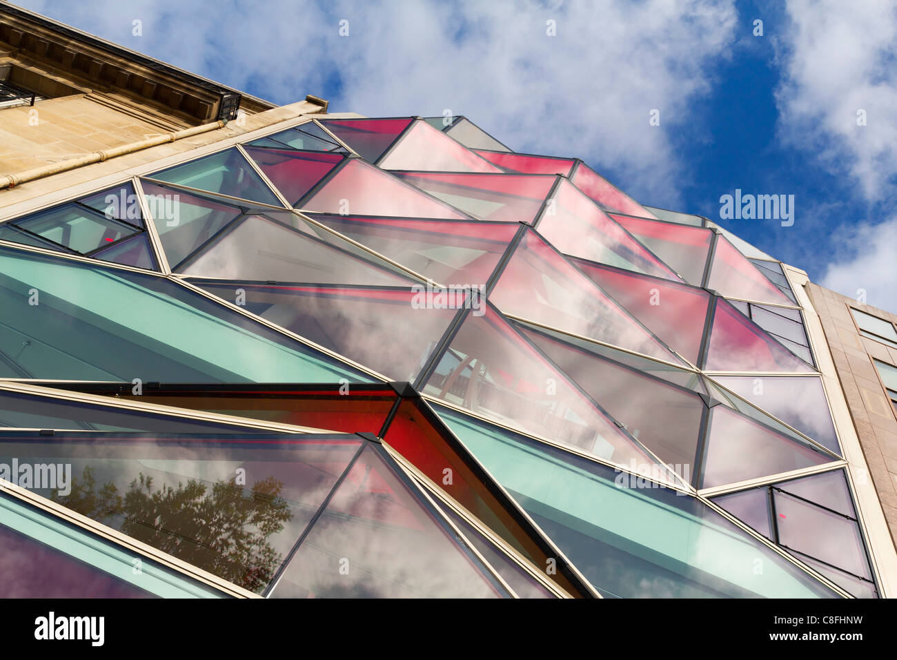 Citroën Building, 42 Avenue des Champs Elysées, Paris, France Stock ...
