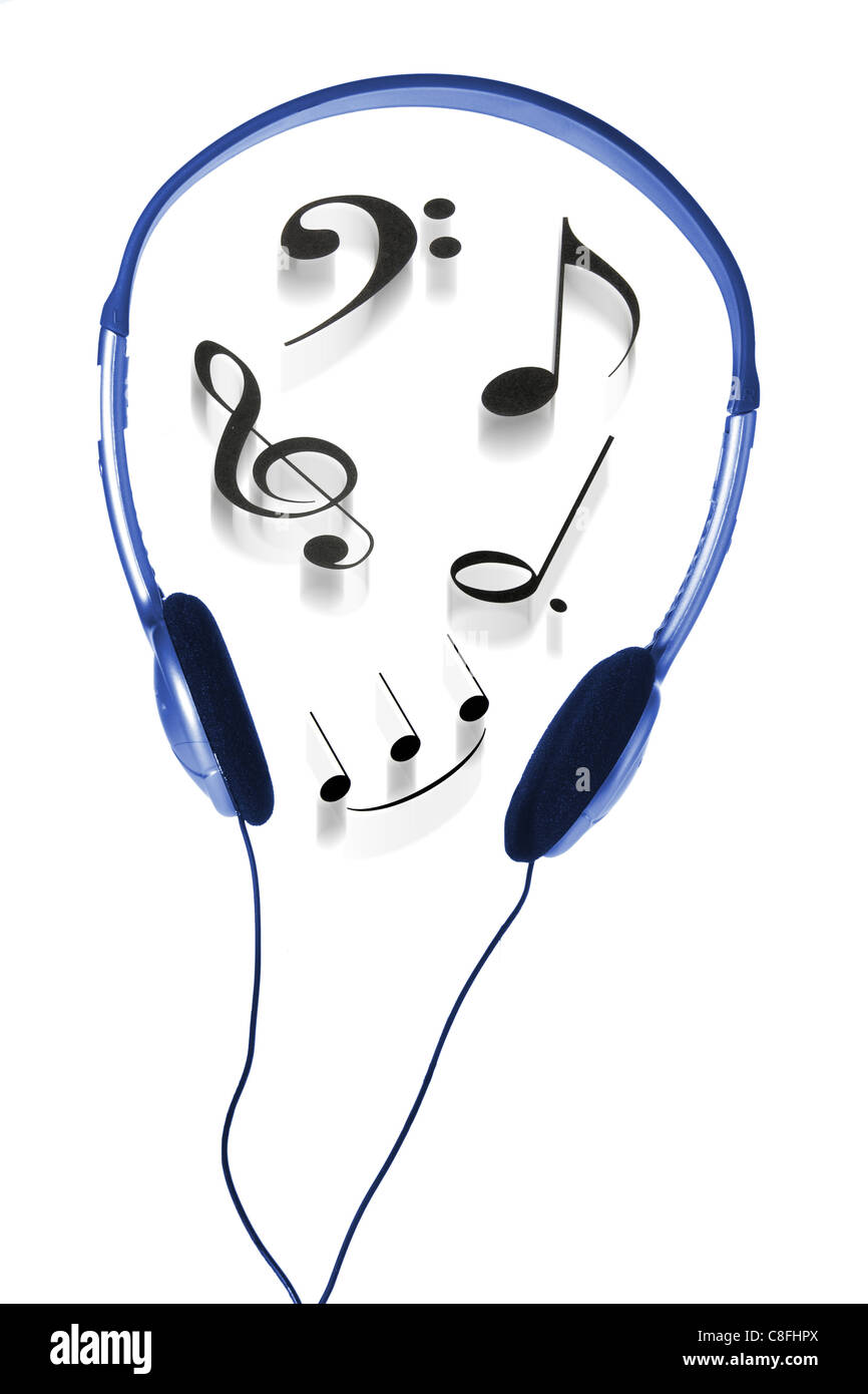 Musical notes cut out hi-res stock photography and images - Alamy