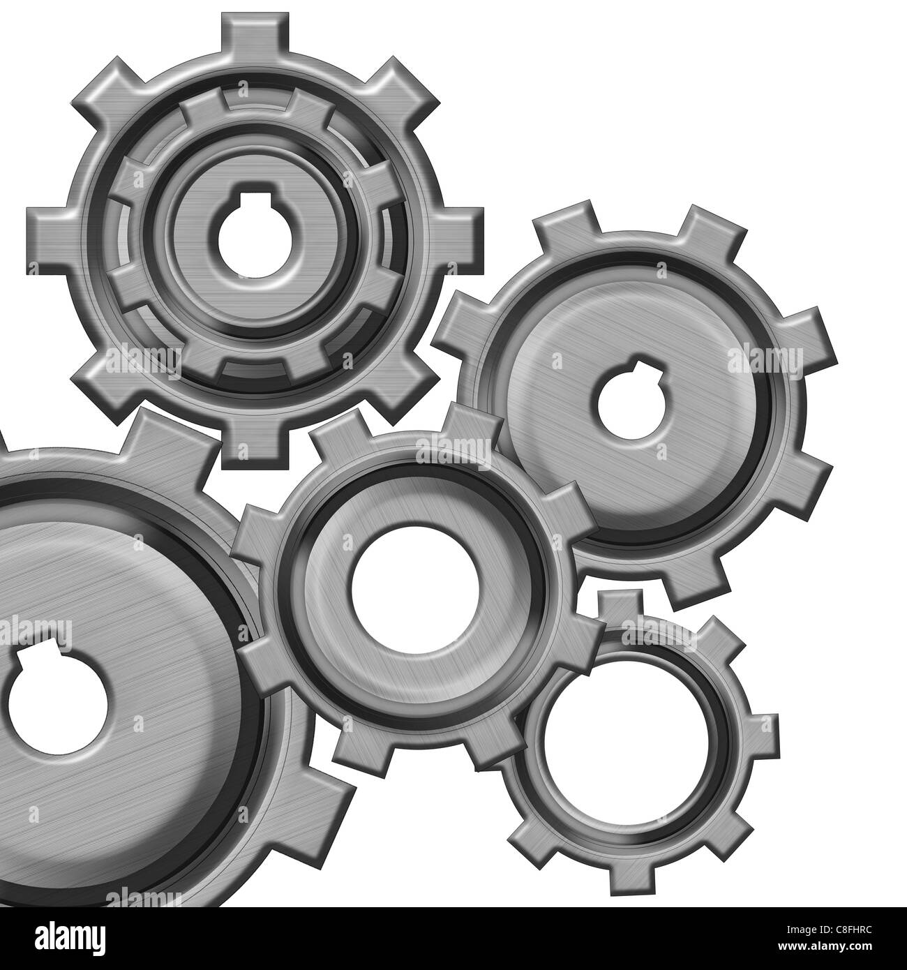 Gear arrangement Black and White Stock Photos & Images - Alamy