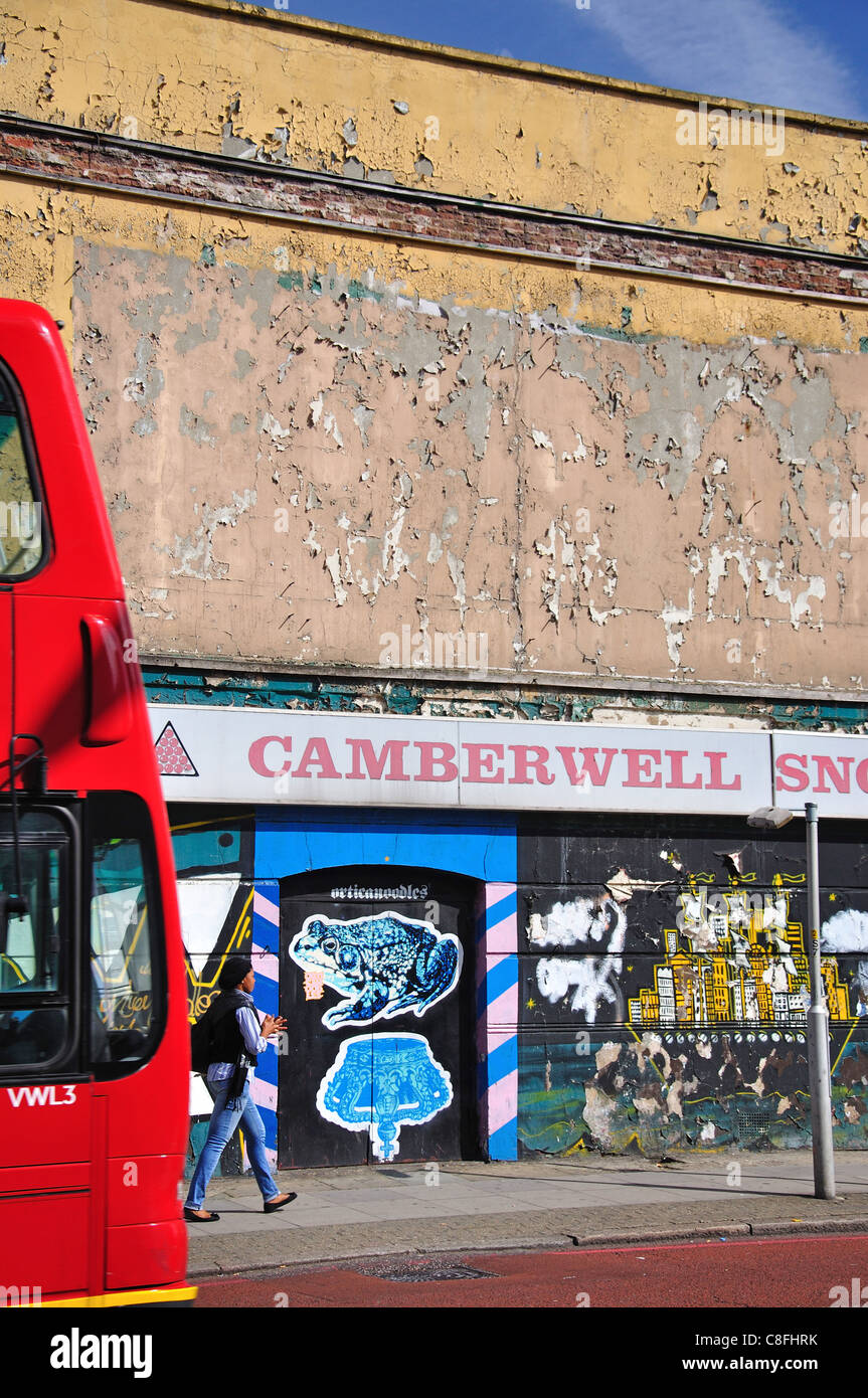 Wall murals, Camberwell New Road, Camberwell, London Borough of ...