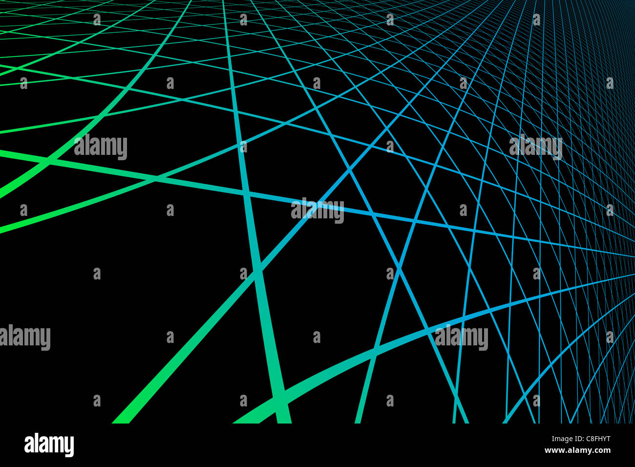 gradient silhouette hexagonal grid pattern Stock Photo - Alamy