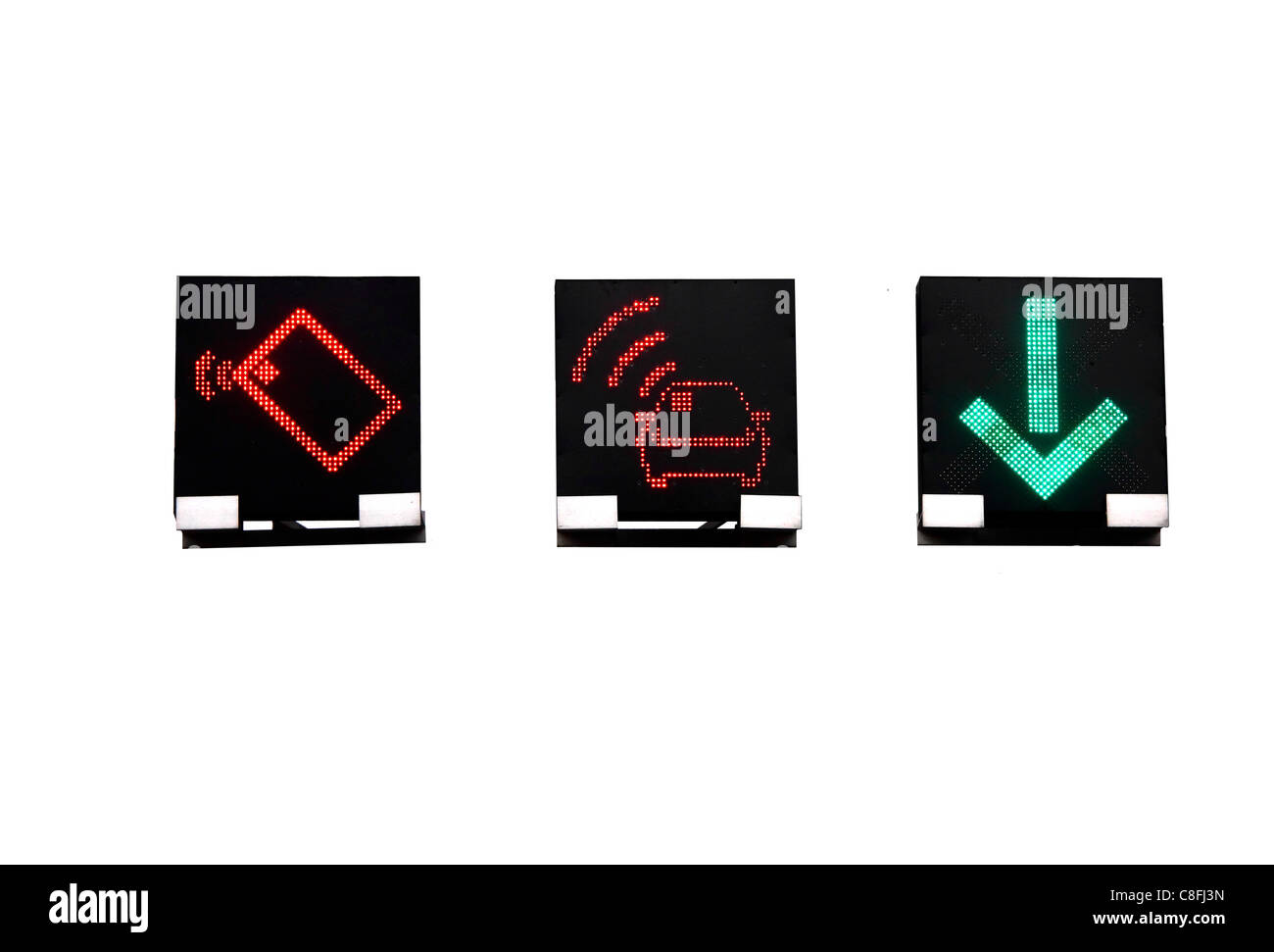 LED road signs Stock Photo - Alamy