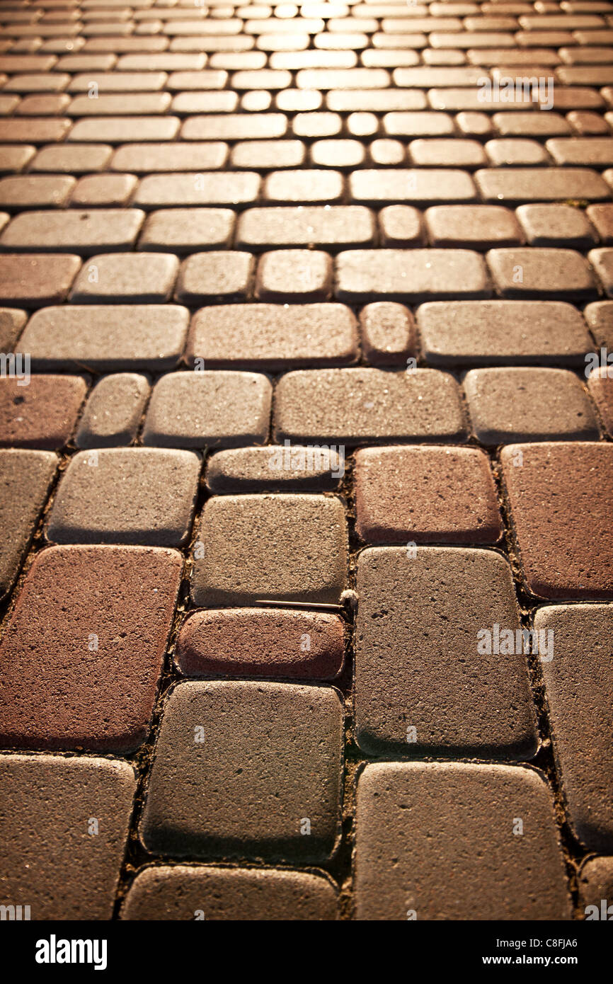 Brick pattern of pavement Stock Photo - Alamy