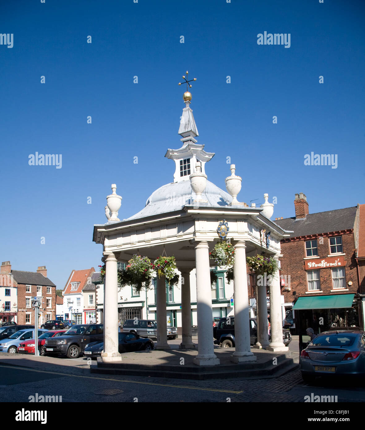 Market cross in the market place, Beverley, Yorkshire, England Stock ...