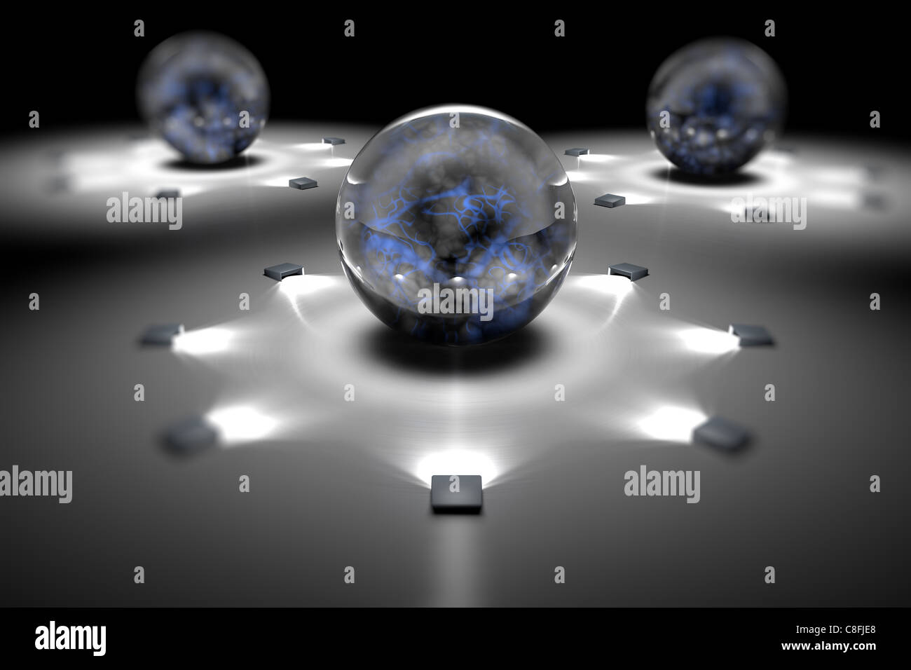 Atoms electron microscope hi-res stock photography and images - Alamy