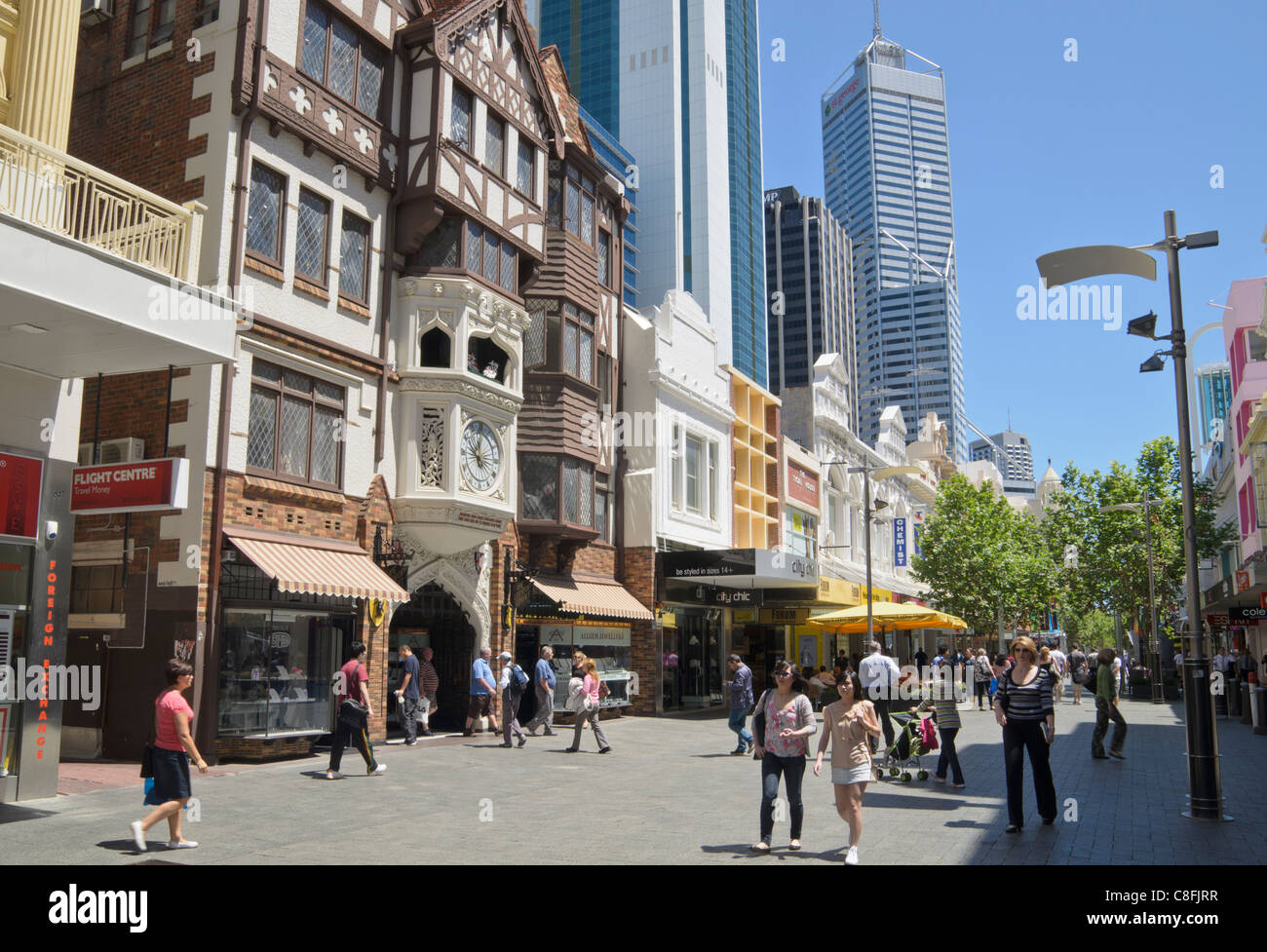 Hay Street Mall, Perth, Western Australia Stock Photo: 39682043 - Alamy