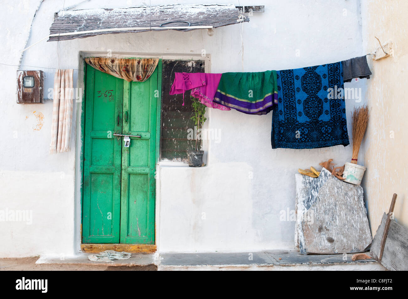 Old rural Indian village house. Andhra Pradesh. India Stock Photo - Alamy