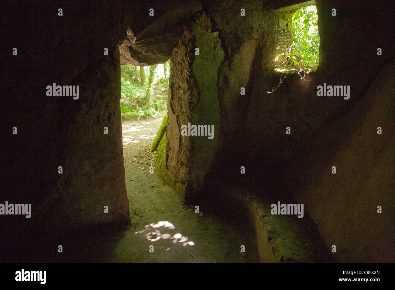Pena Gardens built 1840 Dolman of ancient stones also used by a monk in ...