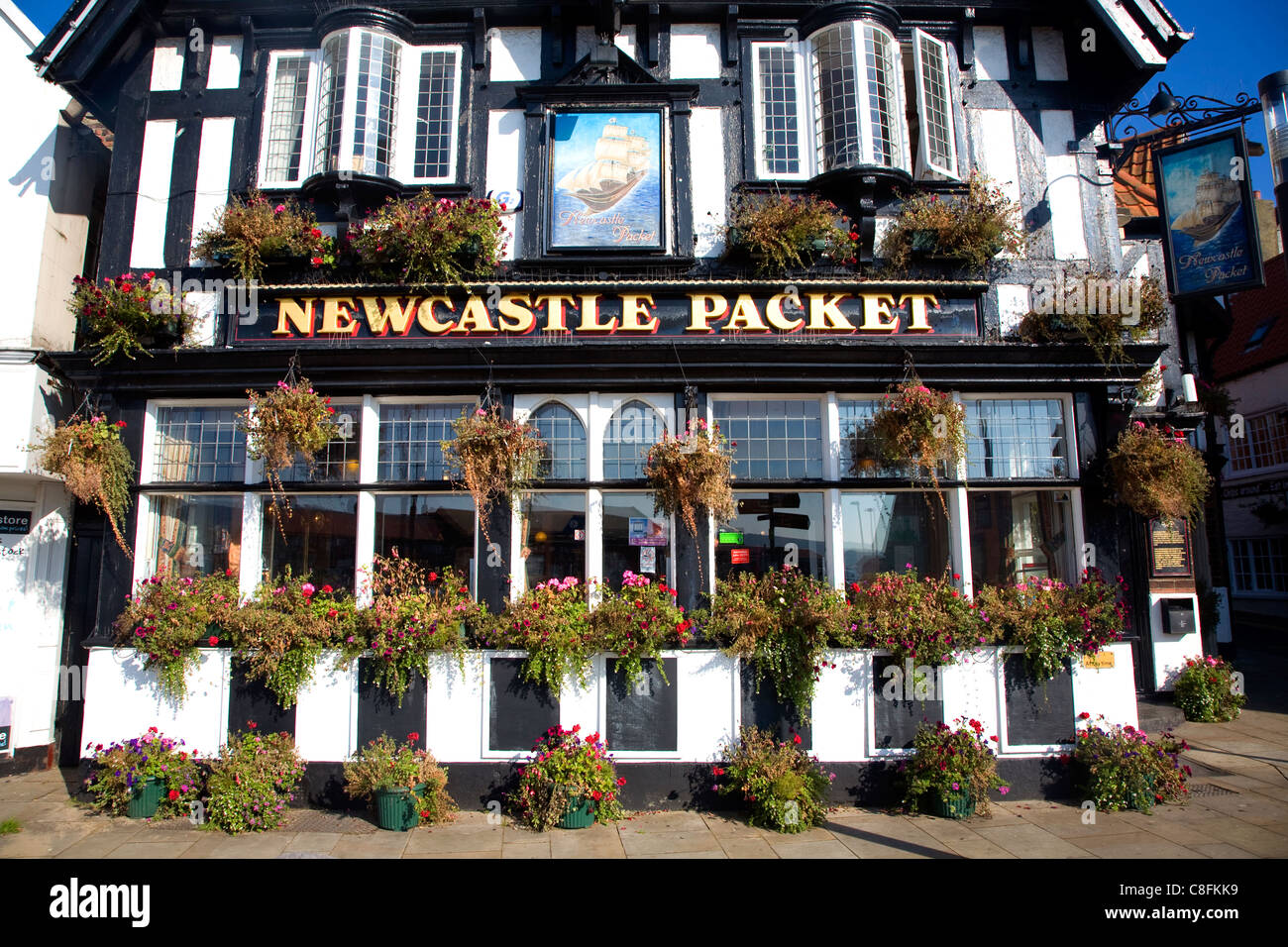 Newcastle Packet pub, Scarborough, Yorkshire, England Stock Photo - Alamy