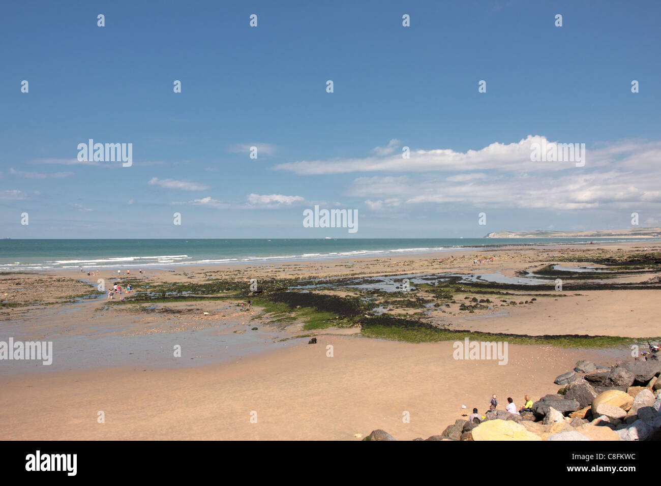 landscape of the Opal Coast in France Stock Photo - Alamy