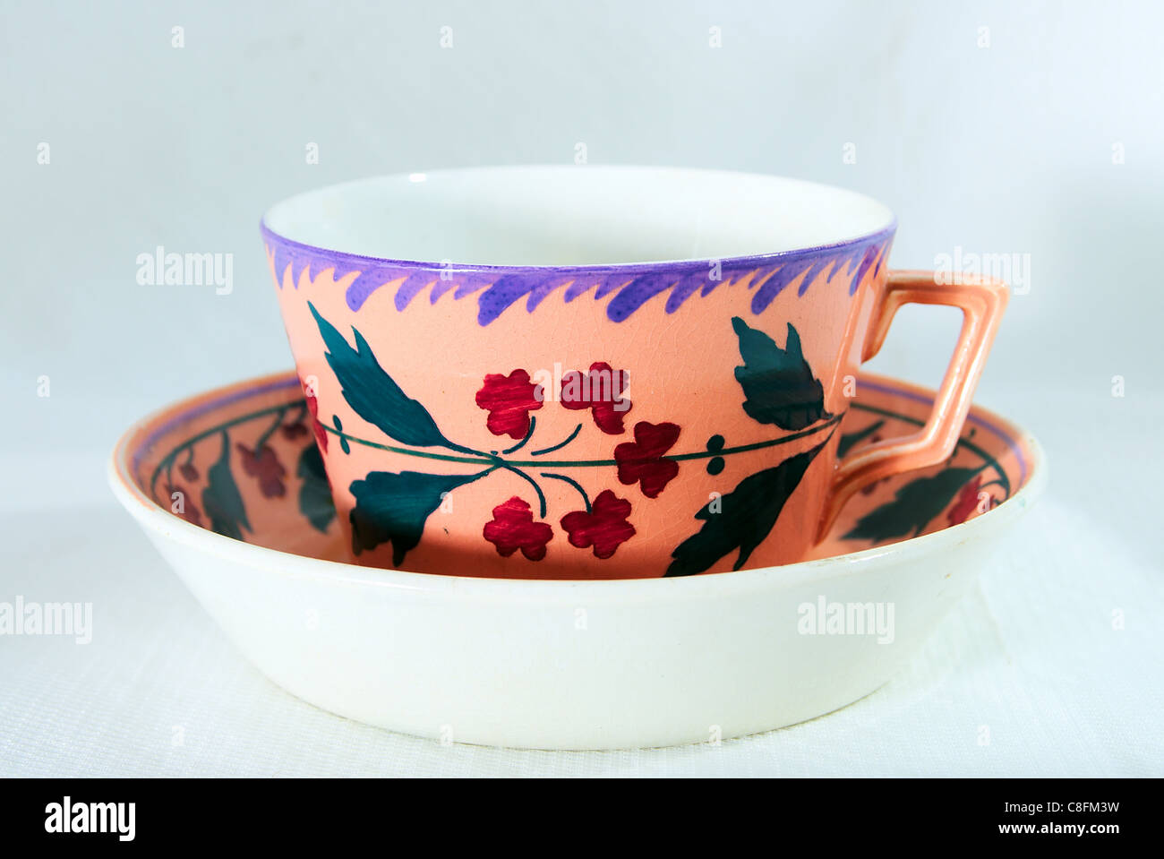 Antique cup in beautiful colours Stock Photo - Alamy