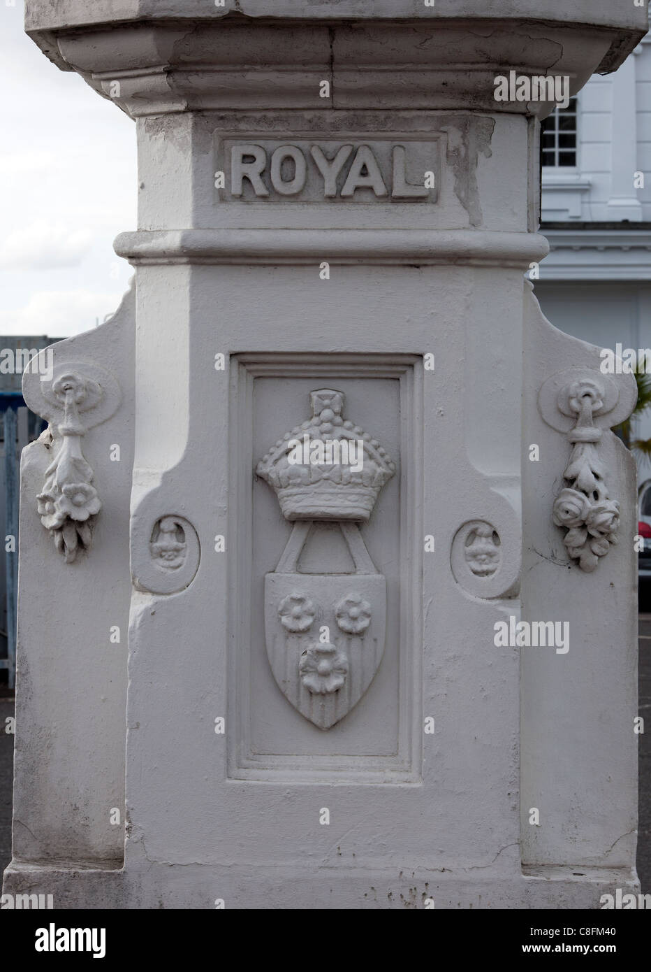 Left hand gate pillar at entrance to Dock 7 Royal Pier, Port of ...